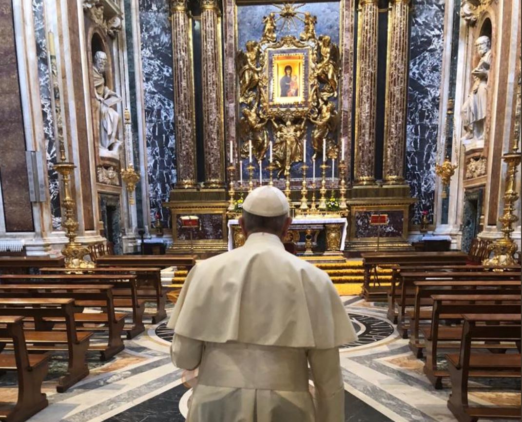 JMJ de Panama : le pape confie son voyage à Sainte-Marie-Majeure ...